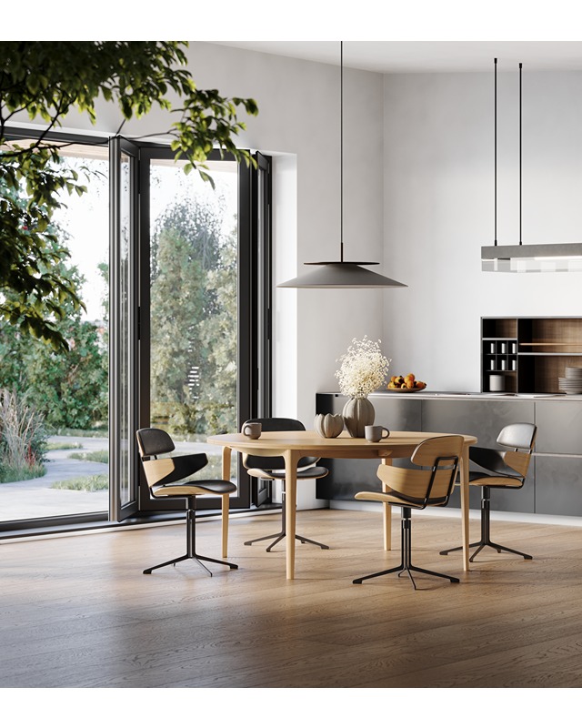 GM3700 Ro Table Round | Naver Collection - Danish Red